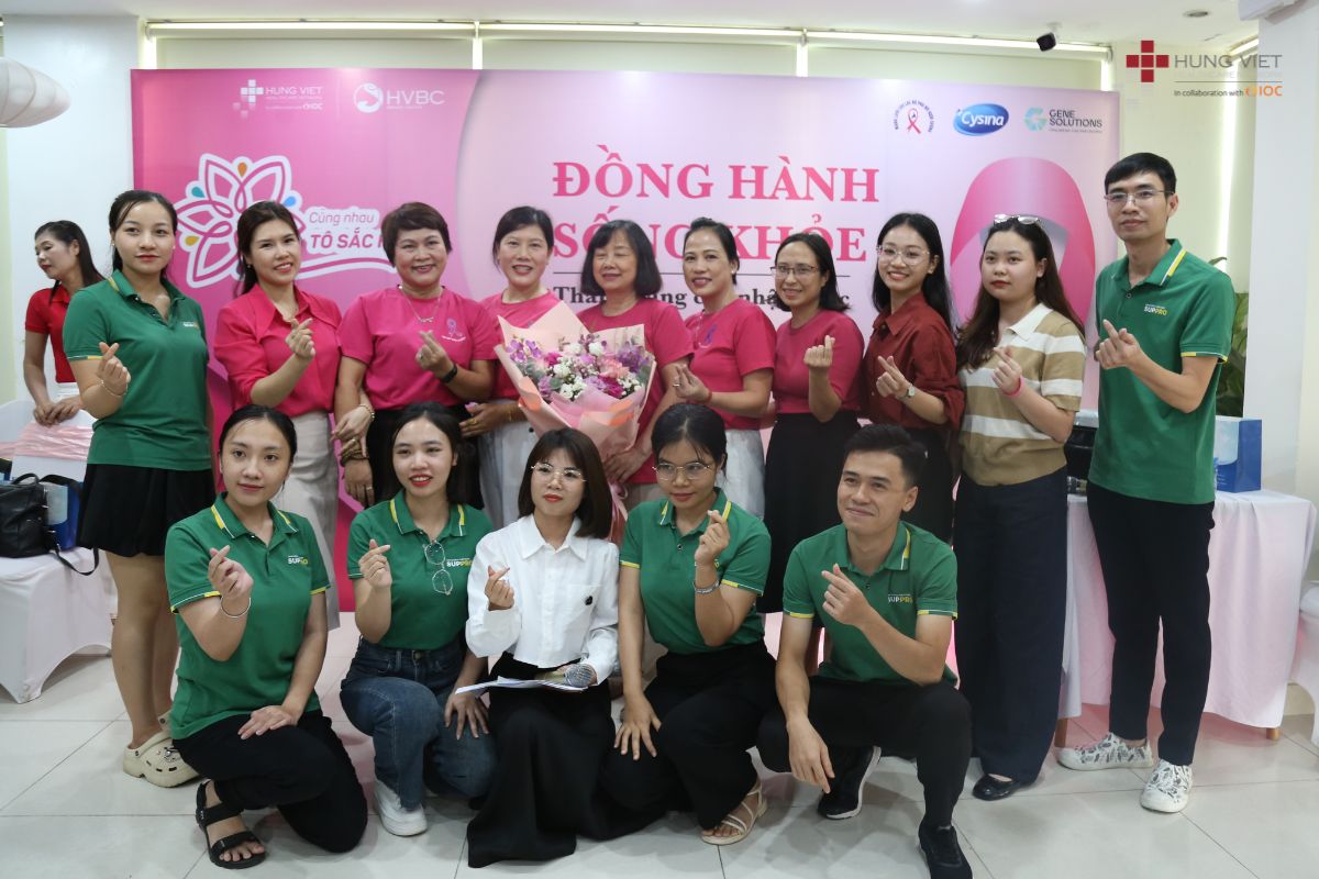 Tháng 10 Hồng: Hành Trình Cùng Trung Tâm Chuyên Khoa Vú Hưng Việt Lan Tỏa Nhận Thức Về Ung Thư Vú